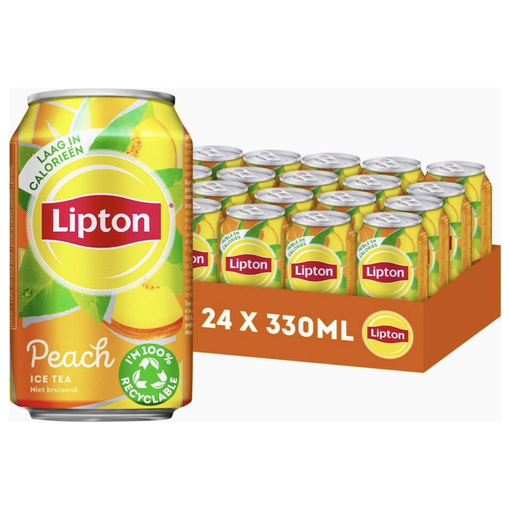 LIPTON | Ice Tea | Peche | 24 x 33 cl Canette - Interdrinks